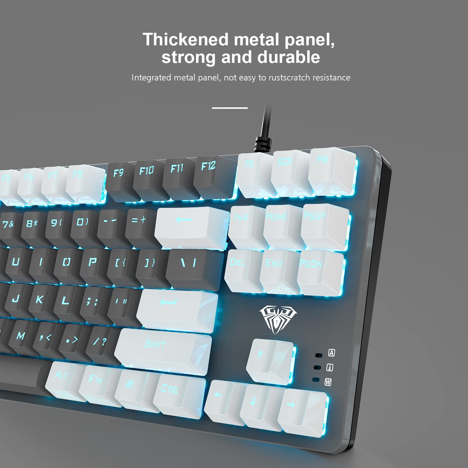 Mua ZDawnn Wired Mechanical Gaming Keyboard Tenkeyless,80% Compact 87 ...