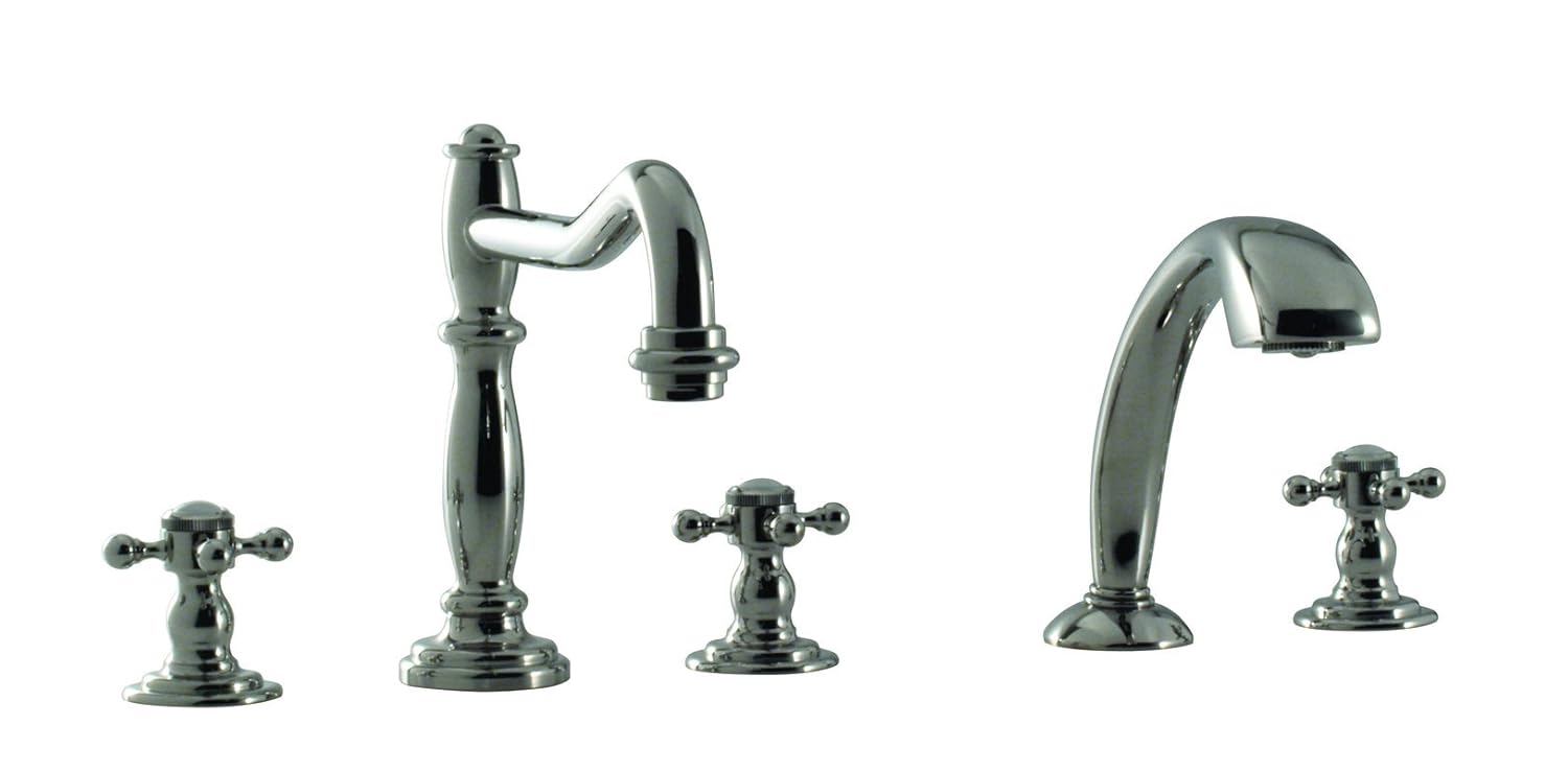 Santec 2055XL56-TM Bright Victorian Bronze Lincoln Triple Handle Roman ...
