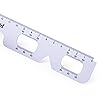Ezyaid Rosenbaum Pocket Eye Chart with PD Ruler and Eye Occluder, Eye ...