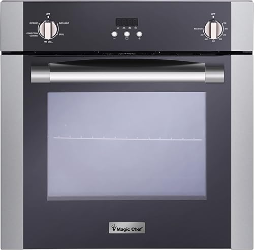 Magic Chef 24-Inch Built-In Electric Single Wall Oven, Stainless Steel ...
