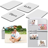Amazon.com: Sublimation Magnet Blanks 4x3 inch, Sublimation Blanks ...