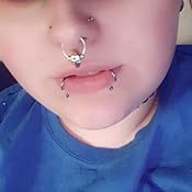 Amazon.com: Septum Skull 16g 16 Gauge 316L Surgical Stainless Steel ...