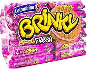 Amazon.com : Colombina Brinky Strawberry Cookies, 10.6 Ounce (Pack of ...