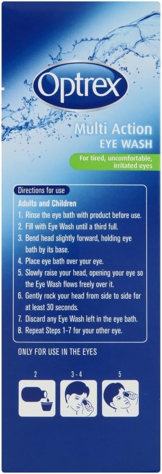 Optrex Multi-Action Eye Wash Solution, 300ml – BigaMart