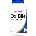 Amazon.com: Nutricost Ox Bile Capsules 125mg, 240 Capsules - Non-GMO : Health & Household