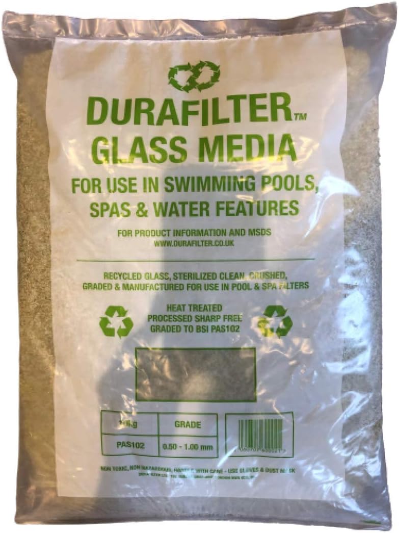 Durafilter Sustainable Pool Filter Sand Replacement Glass Media. 10 KG ...