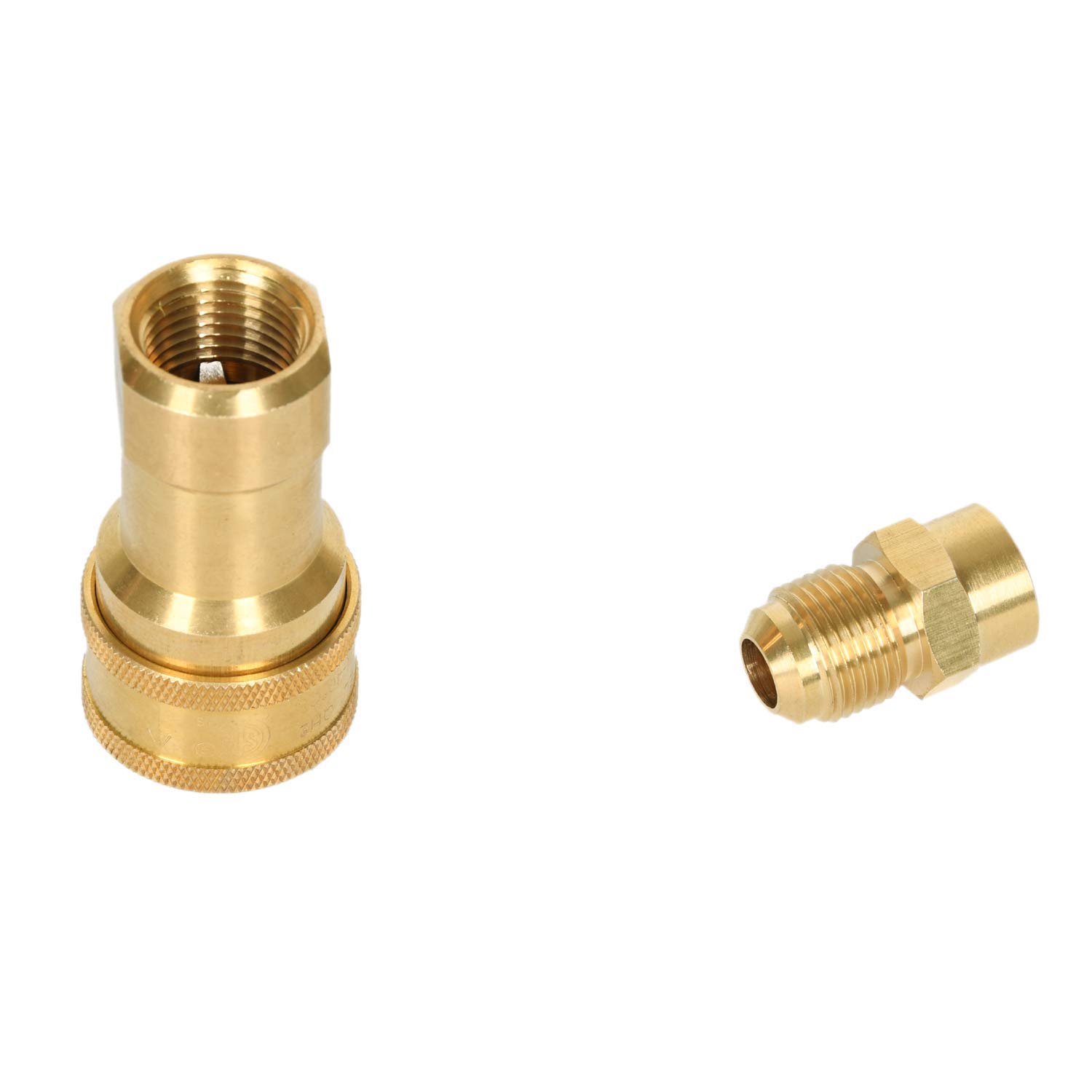 GasSaf 10 Feet 1/2" ID Natural Gas and Propane Gas Quick Connect Hose ...