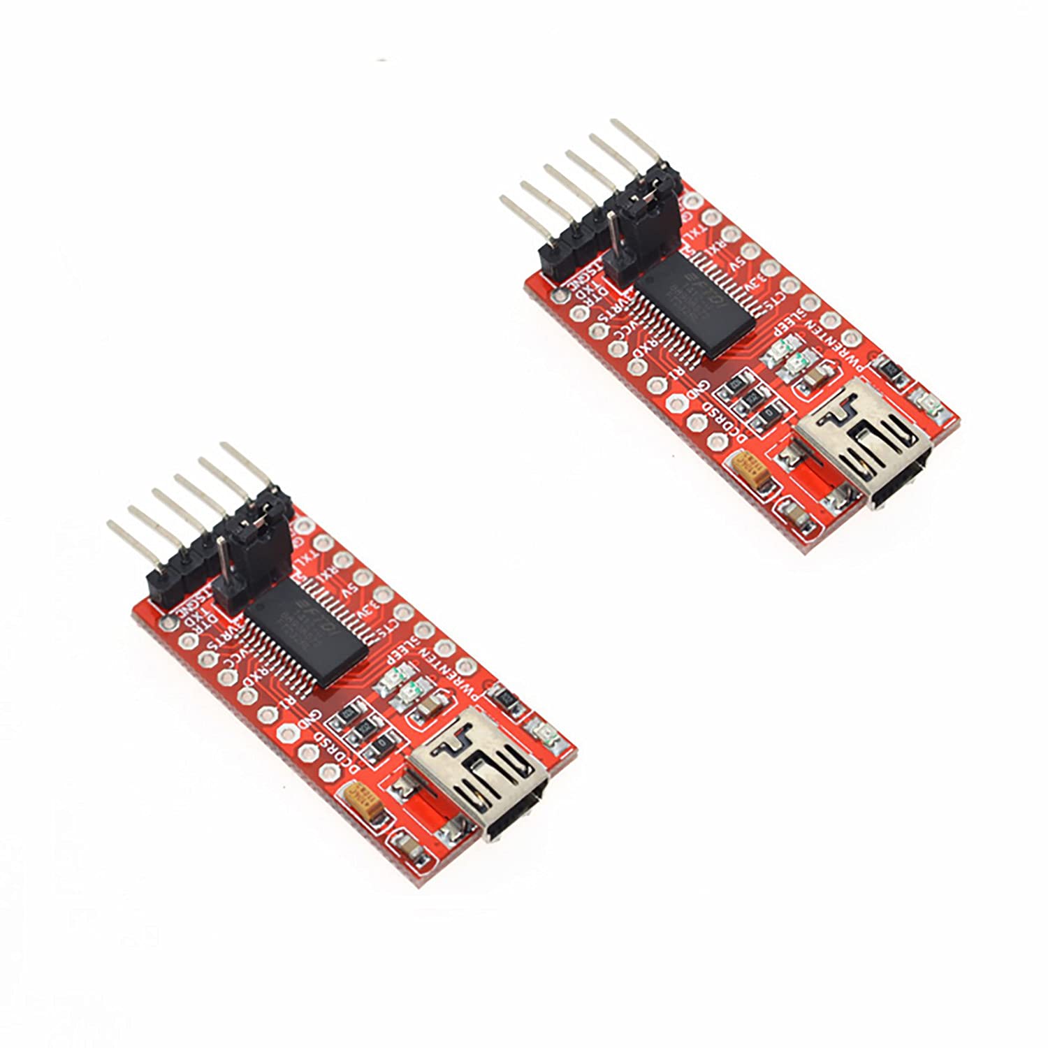 Mua 2PCS FT232R FT232RL FTDI Mini USB to TTL Serial Converter Adapter ...
