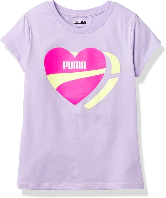 PUMA Girls' T-Shirt: Amazon.co.uk: Clothing