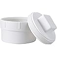 Amazon.com: UYHSEI 4" Pvc Sewer Cleanout Adapter With Plug Pipe Cover ...