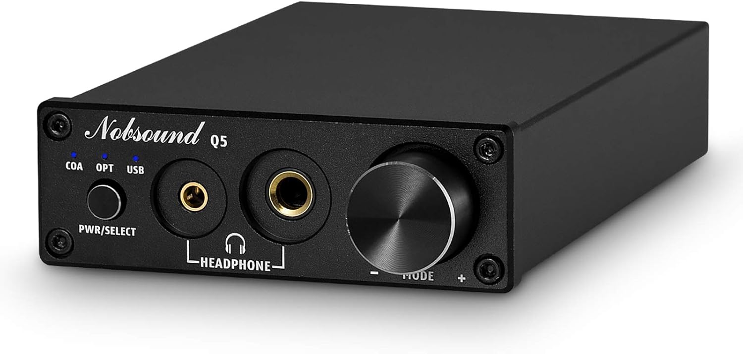 Nobsound ESS9018 USB DAC Opt/Coax Digital to Analog Converter Headphone ...