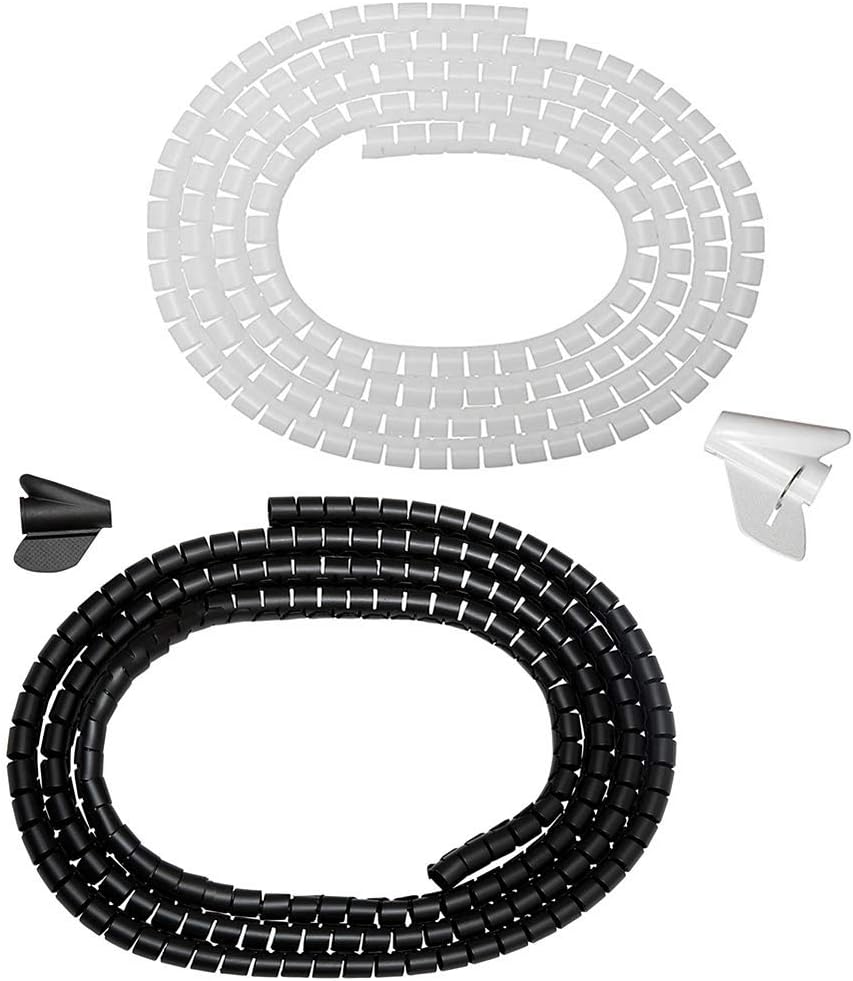 Cable Tidy Tube,Clip Cable Zipper Wire Wrap Cord Organizer Cable Tube ...