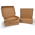 Amazon.com: PHAREGE 13x10x2 inch Shipping Boxes 6 Pack Brown, Tab Lock ...
