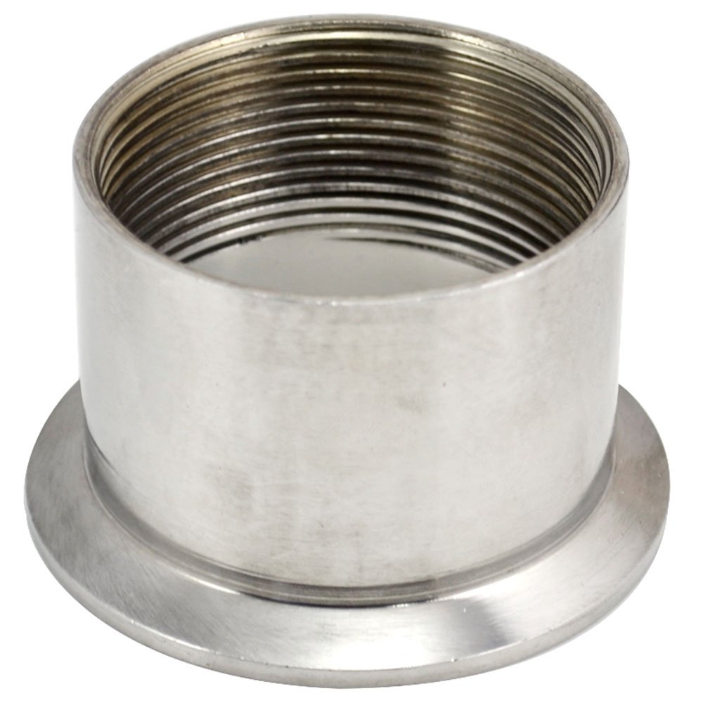 2" DN50 Sanitary Female Threaded Pipe Fitting to TRI CLAMP (OD 77mm ...