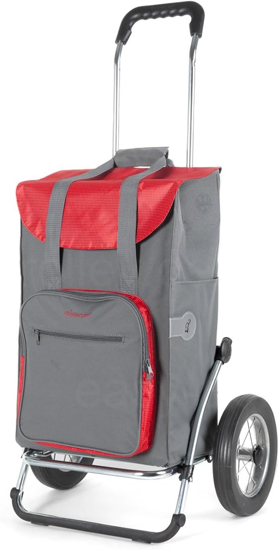 Andersen shopping trolley Royal Steel frame with metal-spoked wheels ...