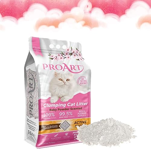 Pro Art Signature Baby Powder Cat Sand - Turkish Cat Sand - Litterbox ...