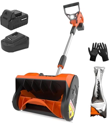 Replacement Battery MAXLANDER 20V 4.0Ah For Cordless Snow Shovels And ...