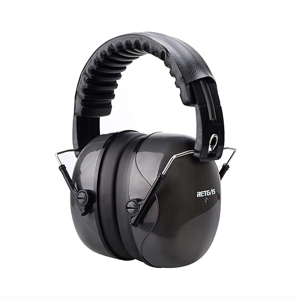 Retevis EHN002 Hearing Protection Muffs,Over the Head Earmuffs 360 ...