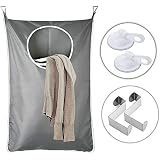 Amazon.com: Laundry Nook, Door-Hanging Laundry Hamper with Stainless ...