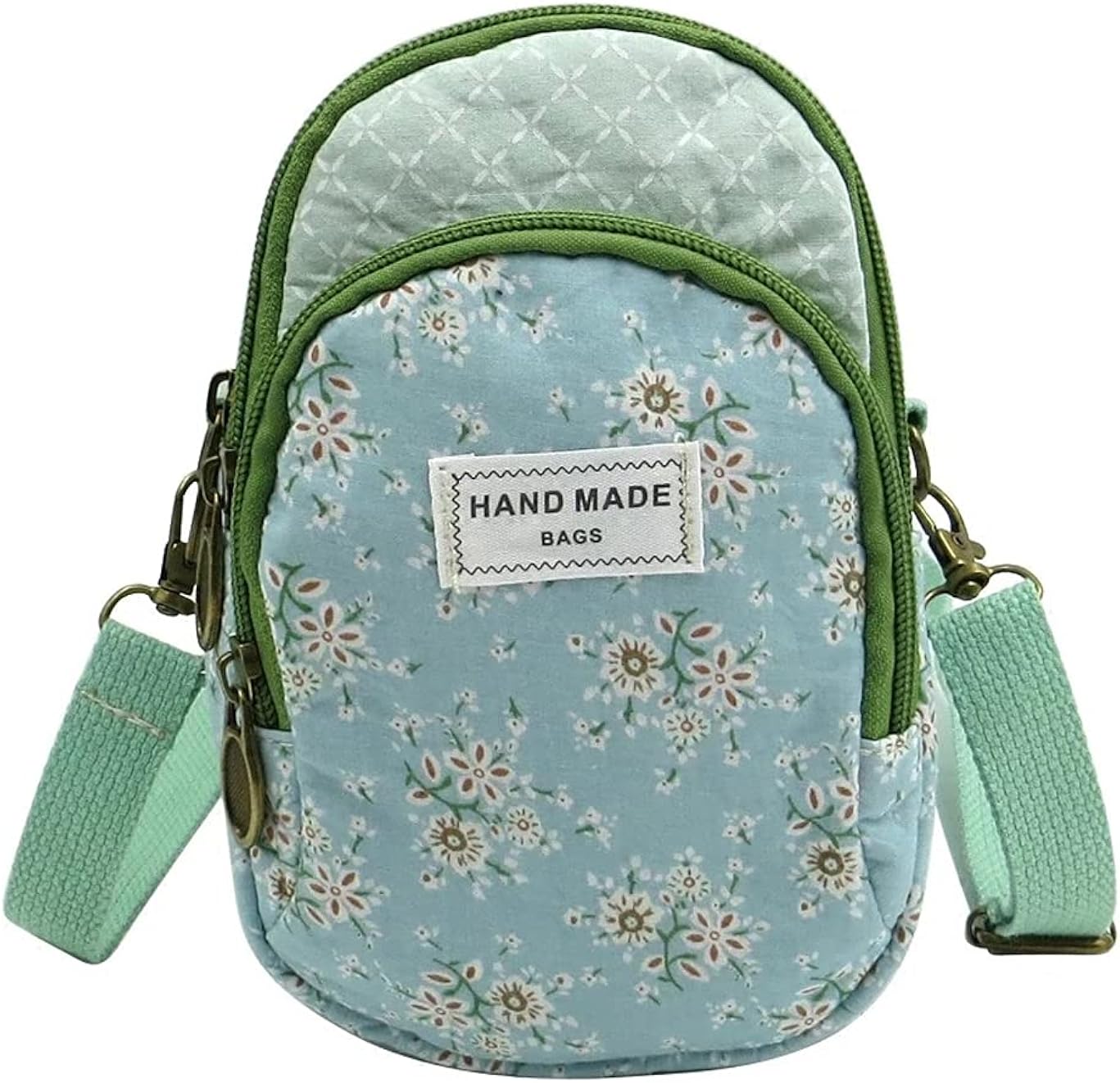 Ladies Kids Girls Floral Mobile Phone Crossbody Bag Childs Shopping Bag ...