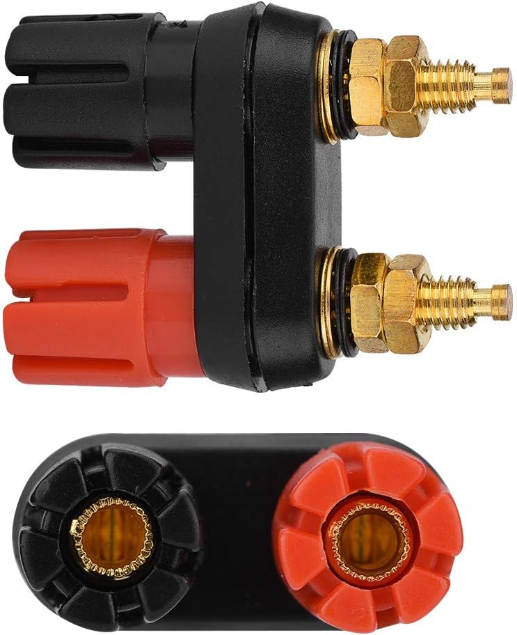 Speaker Binding Post AMP Terminal Power Amplifier Dual Copper 2 way ...
