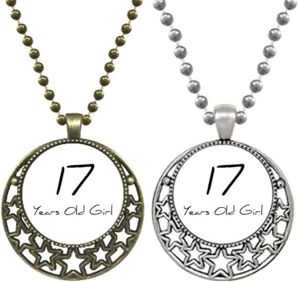 17 Years Old Girl Age Young Lovers Necklaces Pendant Retro Moon Stars 17-years-old-girl-age-young-lovers-necklaces-pendant-retro-moon-stars