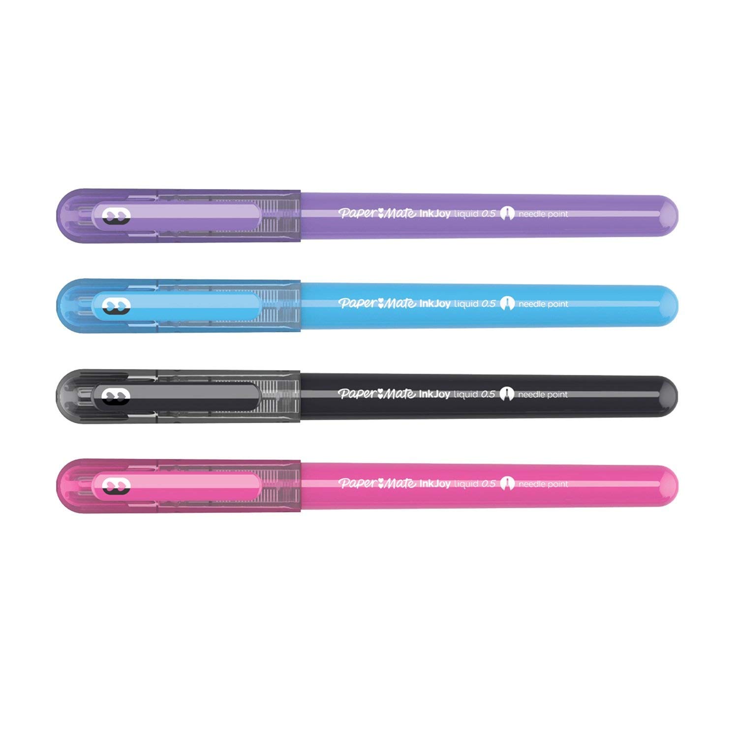 Papermate InkJoy Roller Stick pen Black,Pink,Purple,Turquoise 4 pc(s ...