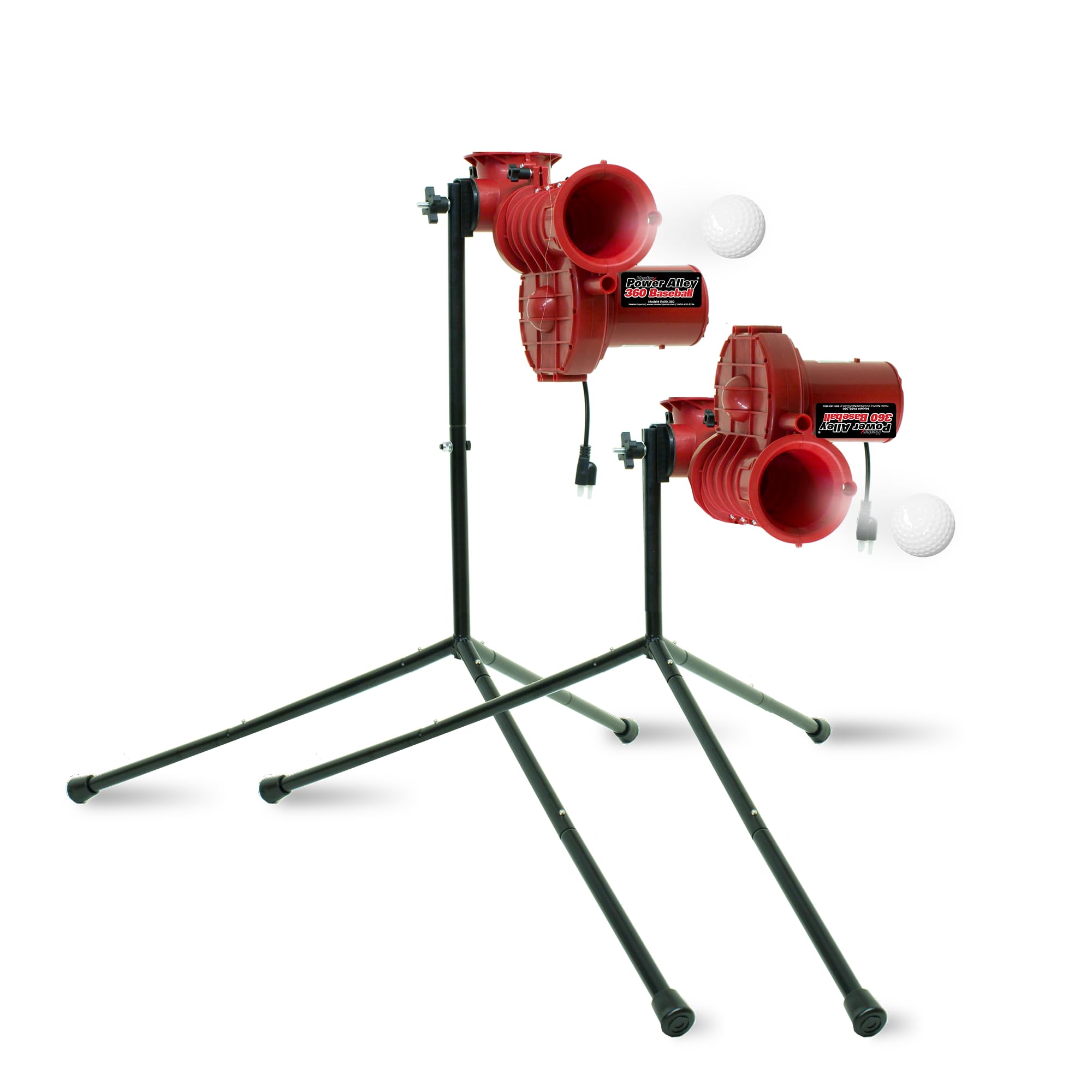 Heater Sports Power Alley Lite 360 Baseball Pitching Machine - Pitches ...