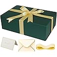 Amazon.com: YINUOYOUJIA Green Gift Boxes with Lids,14"x9"x4.5" Magnetic ...