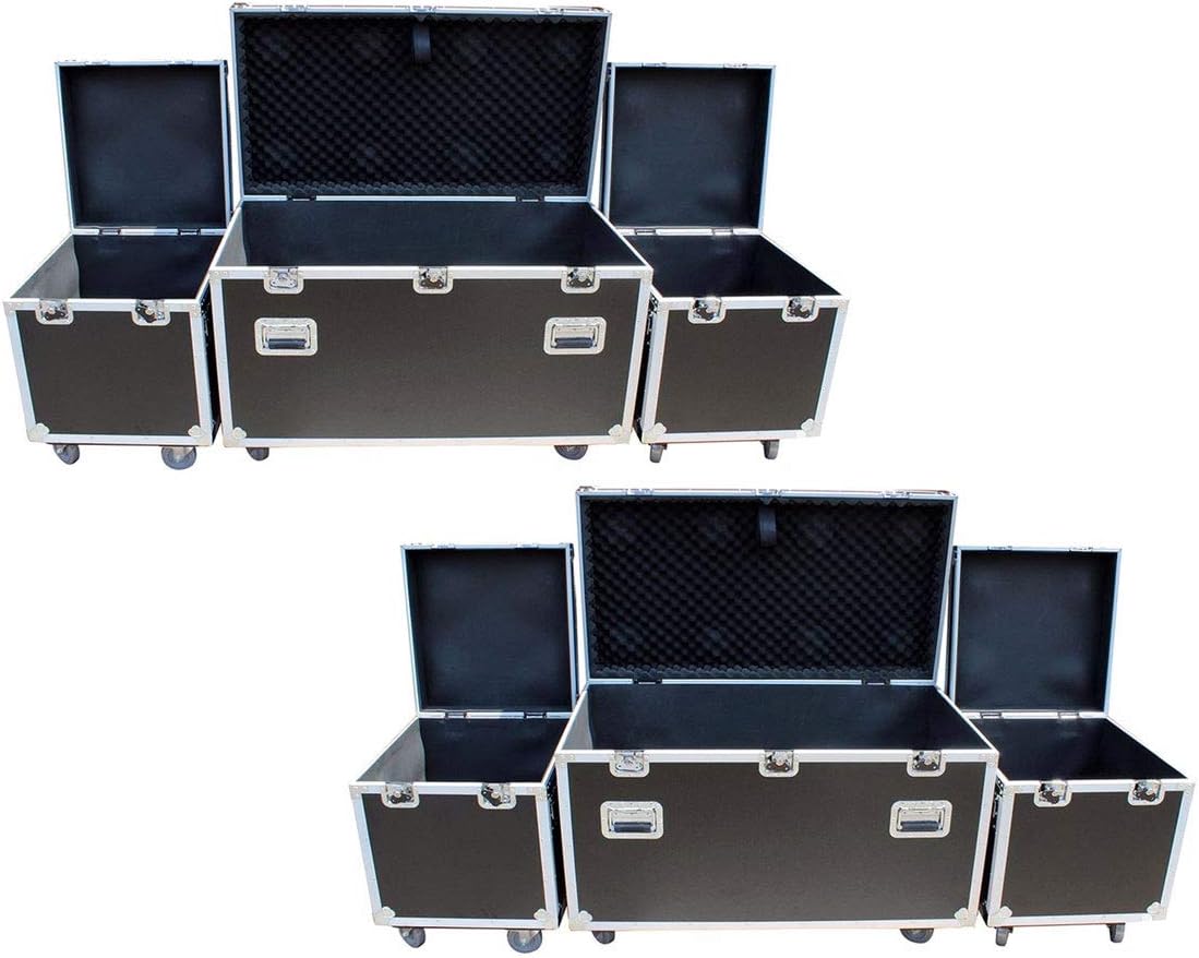 Amazon.com: 2x ProX XS-UTL3PKG Tour Trunks ATA Case (2x Large 4x Small ...