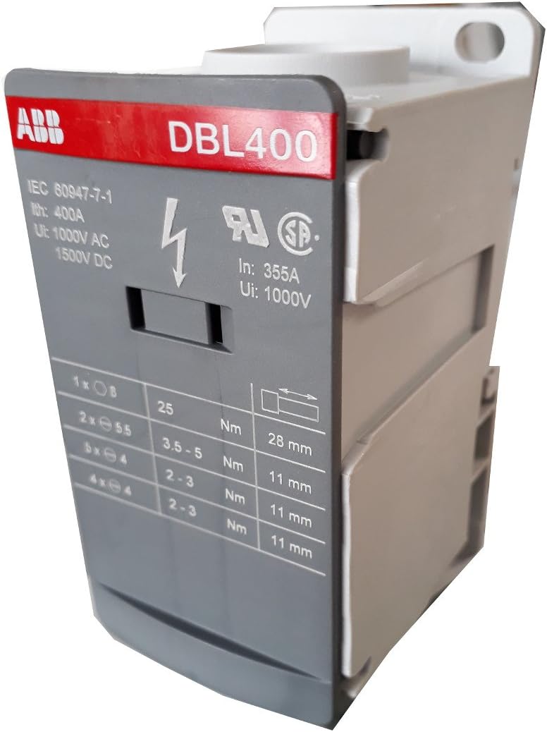 ABB 1SNL340010R0000 - Bloque distribución unipolar dbl400: Amazon.es ...