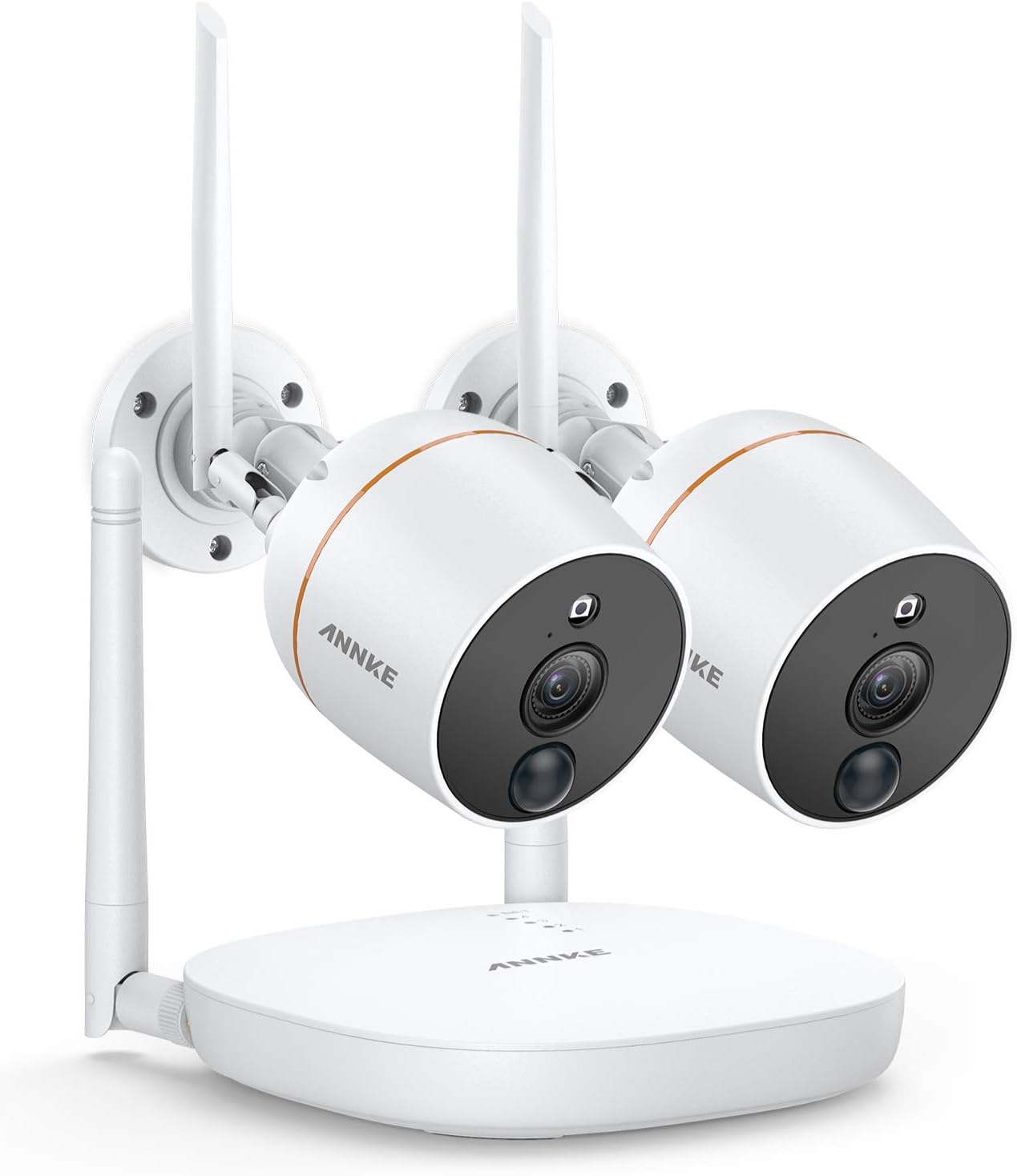 Amazon.com : ANNKE Wireless Security Camera System, 4CH 1080P Mini NVR ...