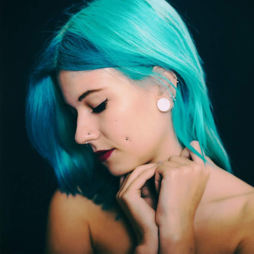 Set of 3 Pairs Single Flare Acrylic Ear Plugs 5-20mm Tunnel Expander ...