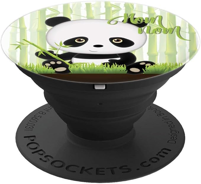 Amazon.com: Nom Nom Panda Popsocket PopSockets Grip and Stand for ...