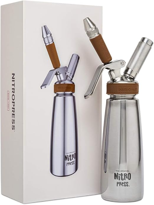 NitroPress Nitro Coffee Maker, Infuse Nitrogen Instantly to Any Drink ...