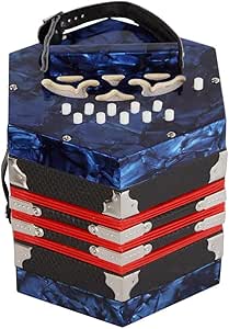 20 Buttons Concertina Accordion, With Carrying Bag, Adjustable Hand ...