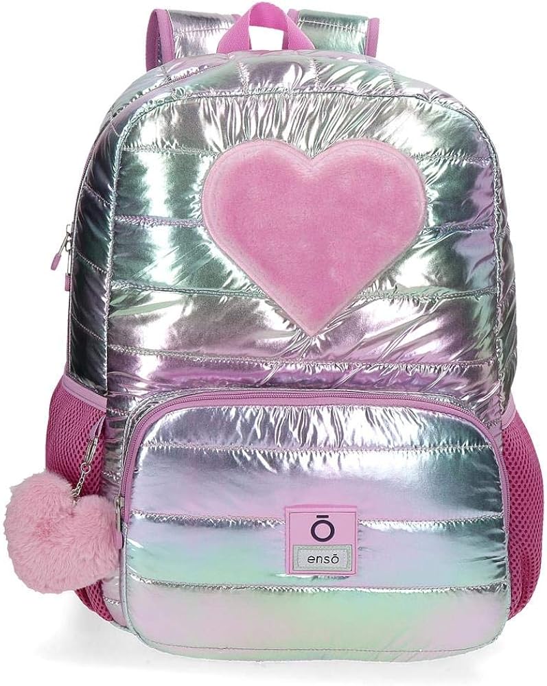 Enso Fancy School Laptop Backpack Pink 32x42x14 cms Polyester 15,6″ 18 ...