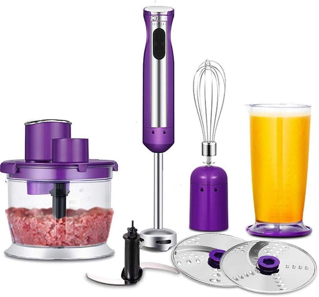 Hand Blender 5-in-1 Hand Immersion Blender Set, 600W Stick Blender with ...