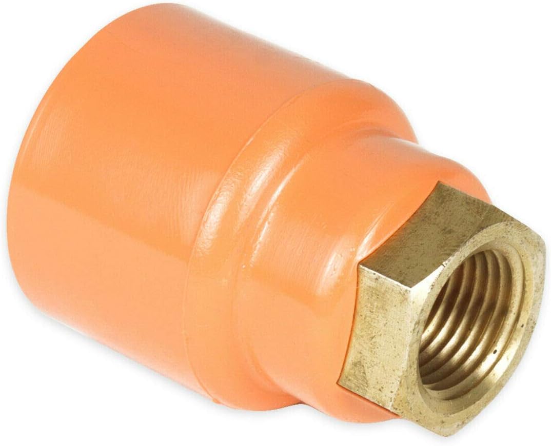TFI CPVC Fire Sprinkler Head Adapter Slip x Thread (80, 1'' x 1/2 ...