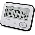 Amazon.com: Digital Kitchen Timer Magnetic Loud Alarm, Large LCD Screen ...