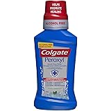 Colgate Peroxyl Mouth Sore Rinse, Mild Mint - 16.9 fluid Ounce: Amazon ...