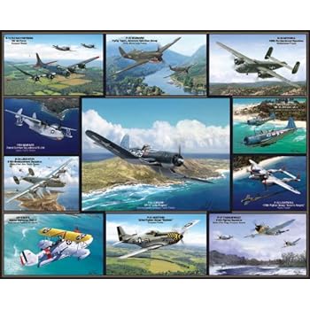 Amazon.com: White Mountain Puzzles Airplanes of World War II - 1000 ...