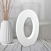 Amazon.com: AOCEAN 6 Inch White Wood Numbers, Unfinished Wood Number ...