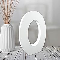 Amazon.com: AOCEAN 6 Inch White Wood Numbers, Unfinished Wood Numbers ...