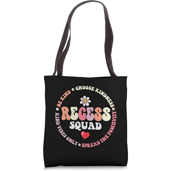 School Employee Gifts Funny Recess Crew Tote Bag - Teacher Appreciation ...