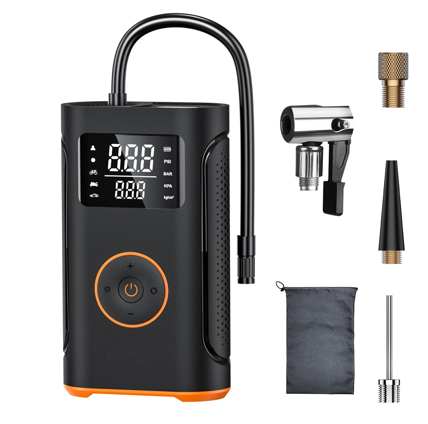 Tire Inflator Portable Air Compressor, 160PSI 3X Faster Inflation ...