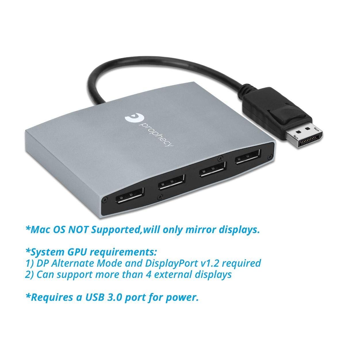 Mua gofanco Prophecy 1x4 DisplayPort 1.2 Multi Display Adapter – DP to ...