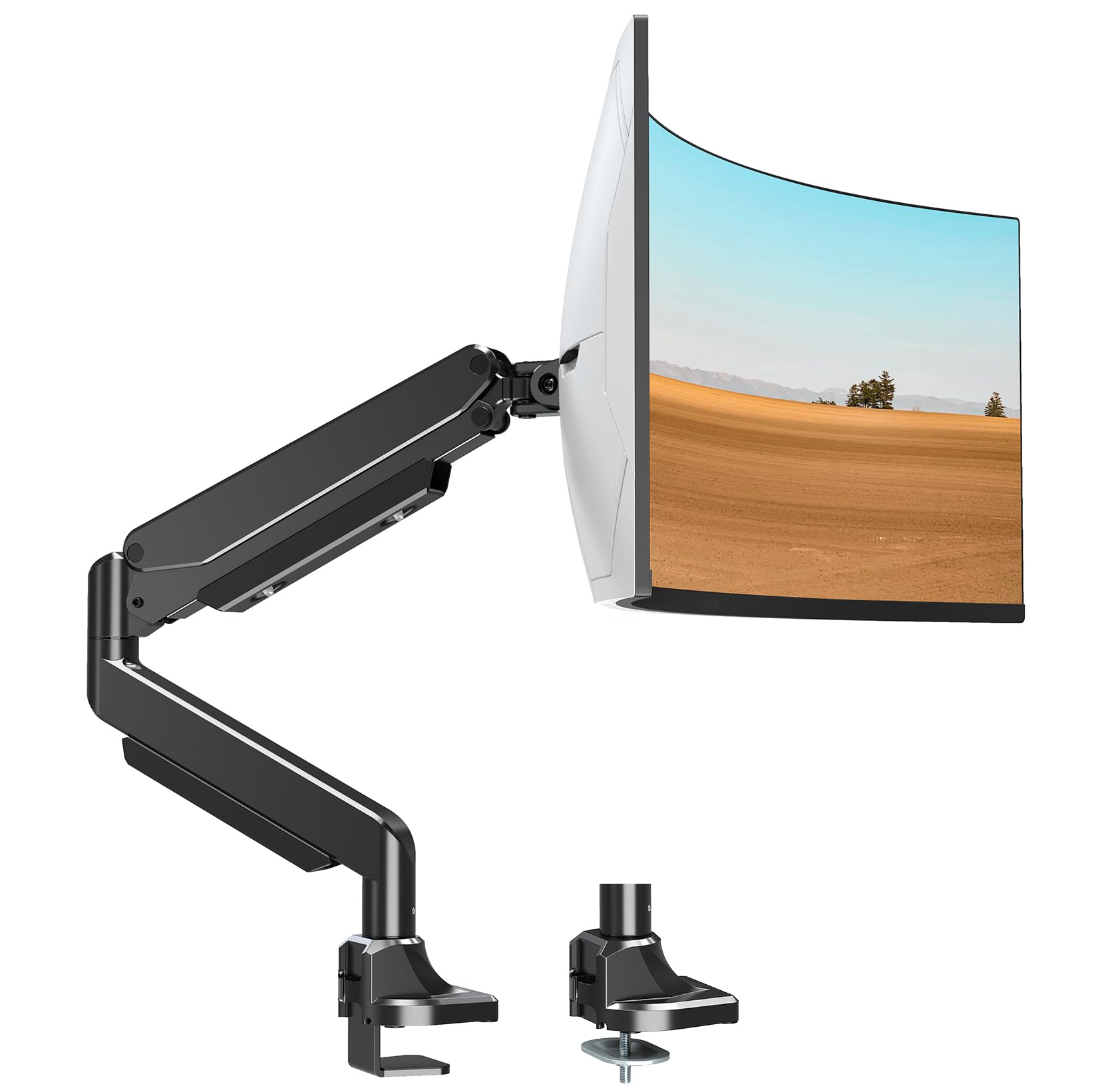MOUNTUP Single Monitor Mount fits 17''-43'' Ultrawide Screen, Holds 6.6 ...