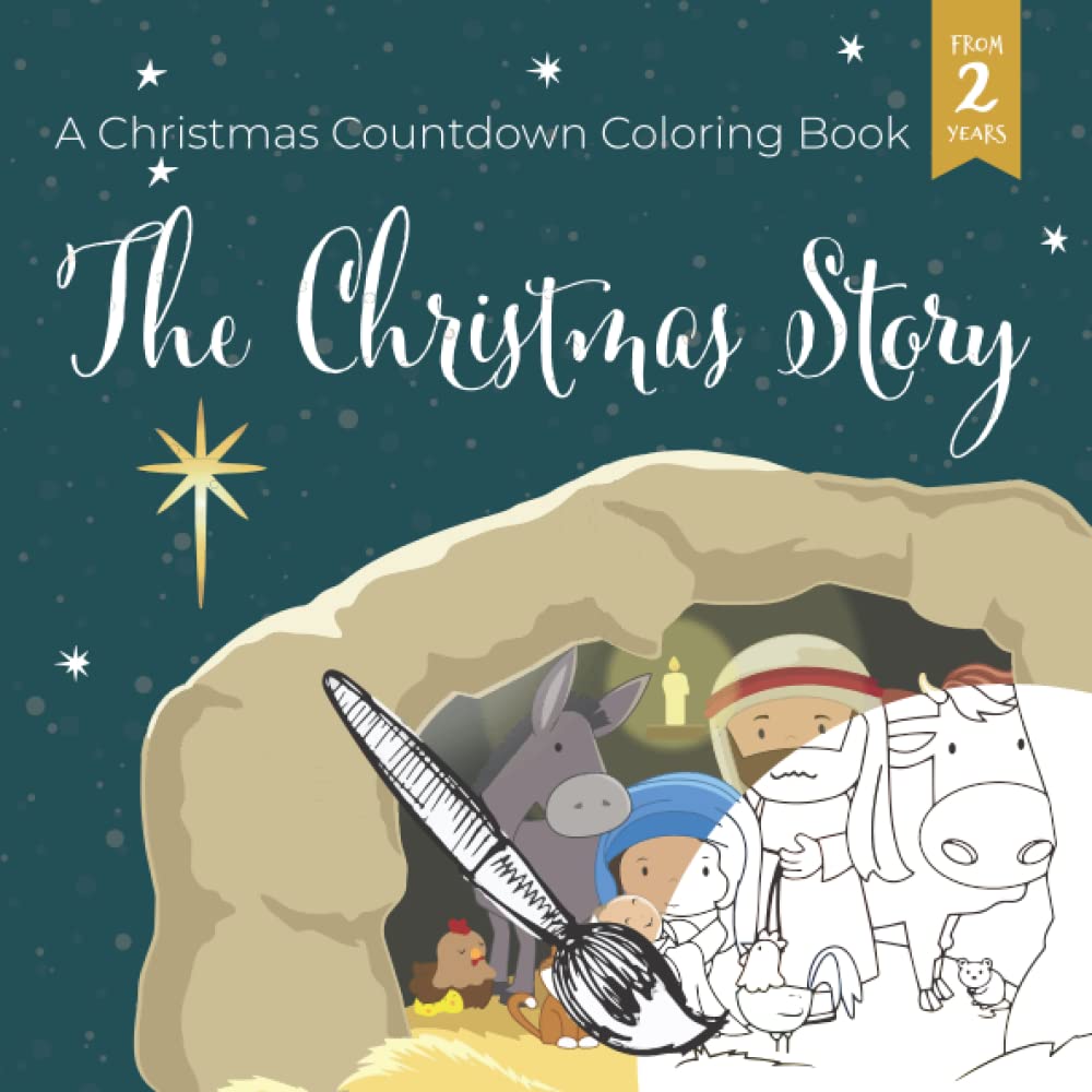 Mua A Christmas Countdown Coloring Book The Christmas Story: The First ...