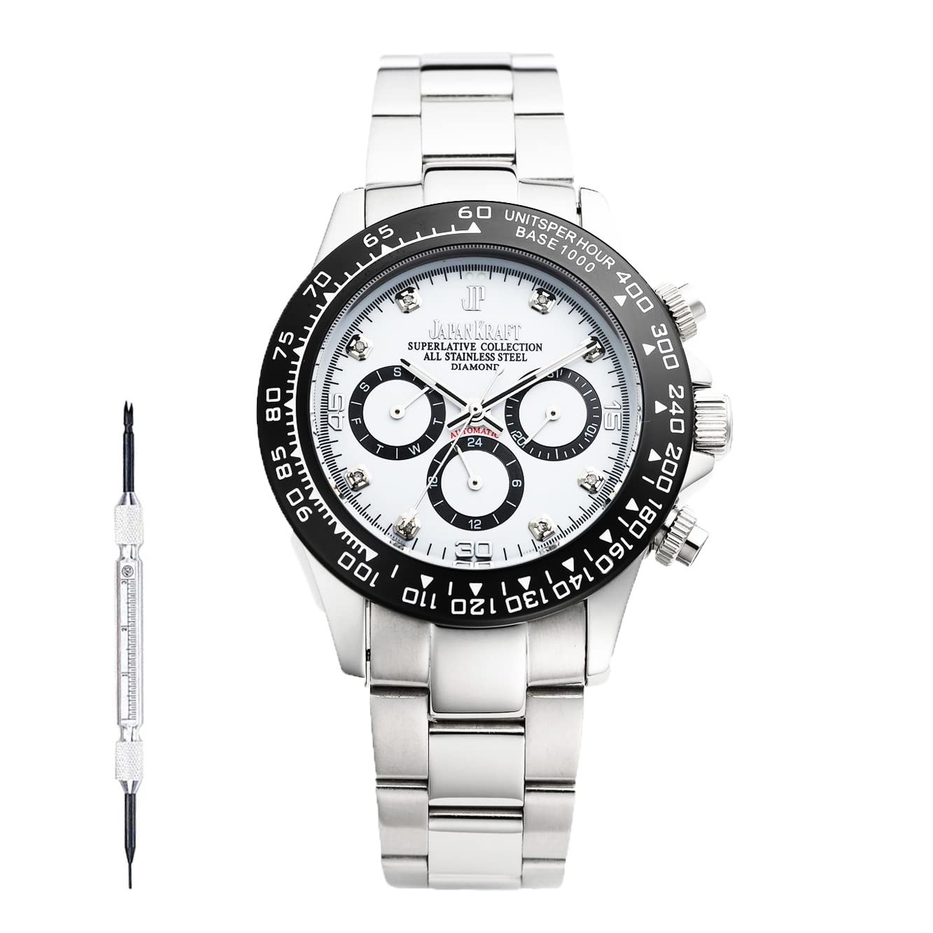 Mua Japanese Craft Luxury Chronograph Panda Ice Blue Tachymeter 50s ...